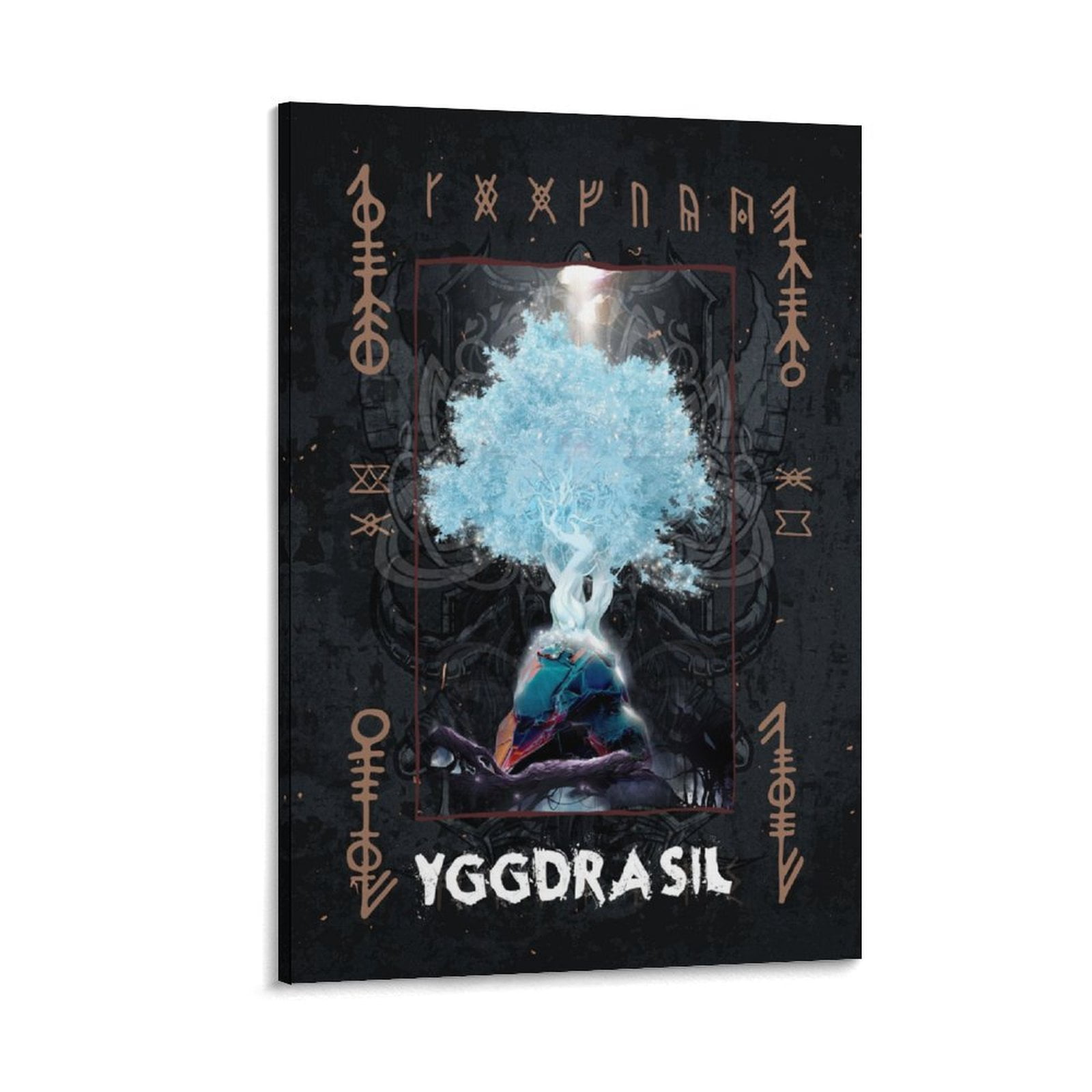 Norse Mythology Poster World Tree Picture Print Canvas Poster Wall ...