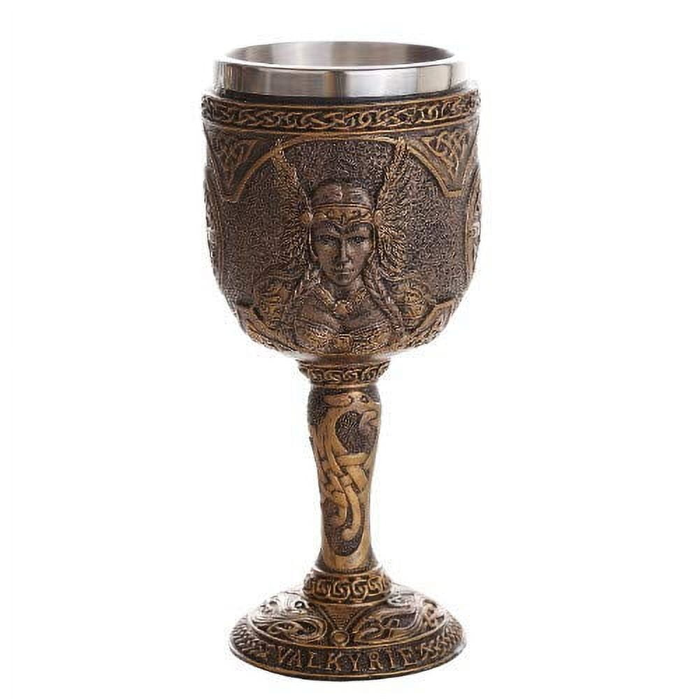 Pacific Giftware Norse Mythology Valhalla Warriors Valkyrie Wine Goblet ...