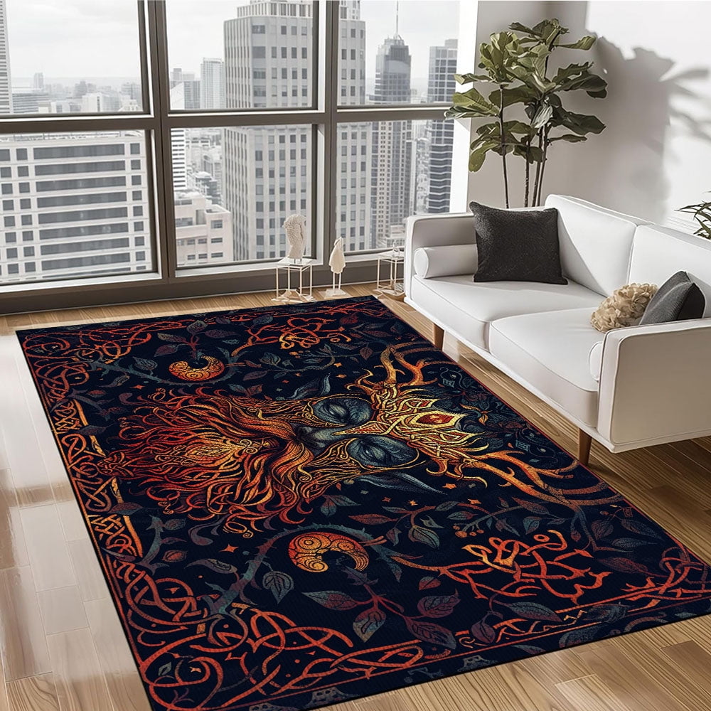 Norse Mythology Viking Odin Rug, Odin Viking Norse Mythology ...