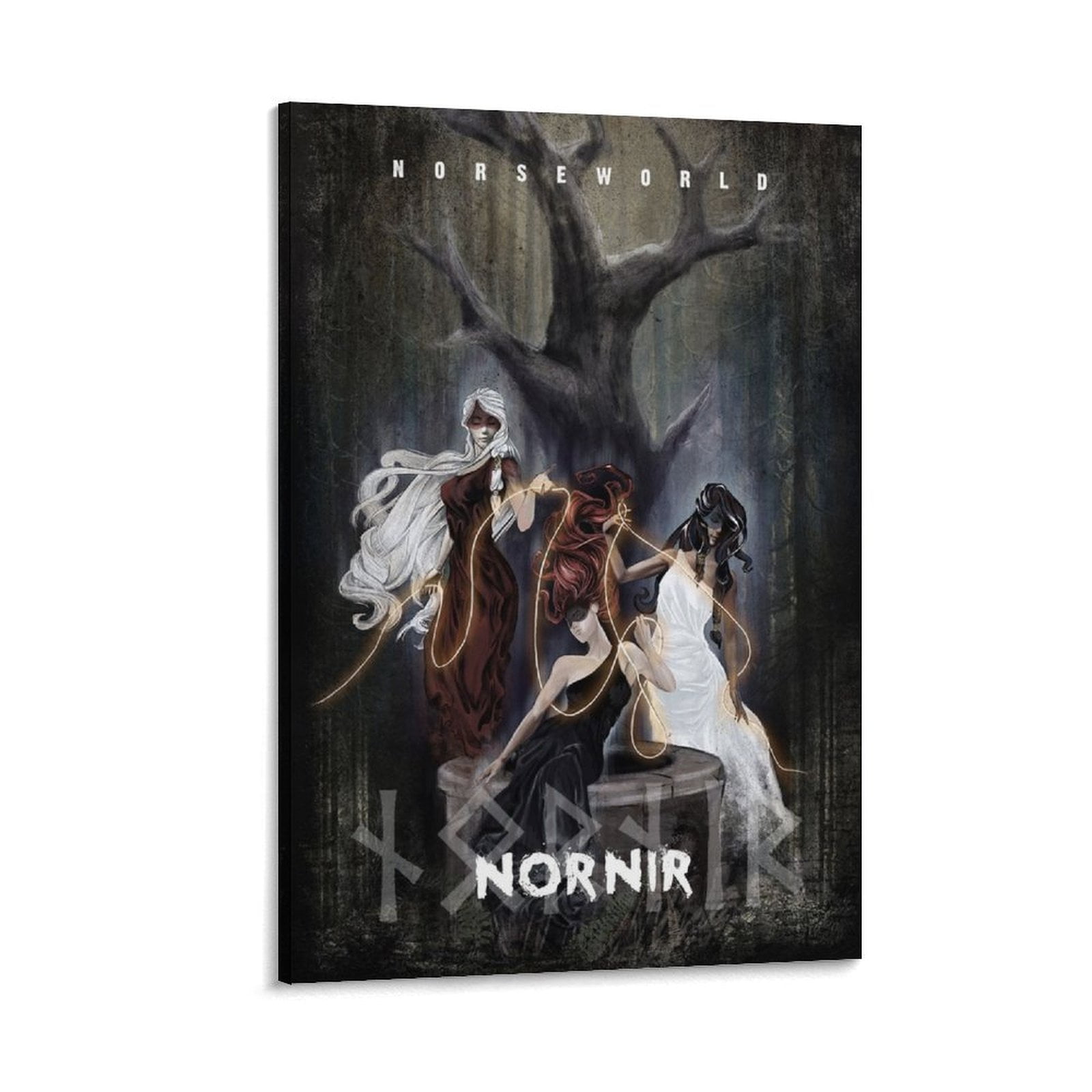 Norse Mythology Viking Poster The Norns Artworks Canvas Poster Room ...