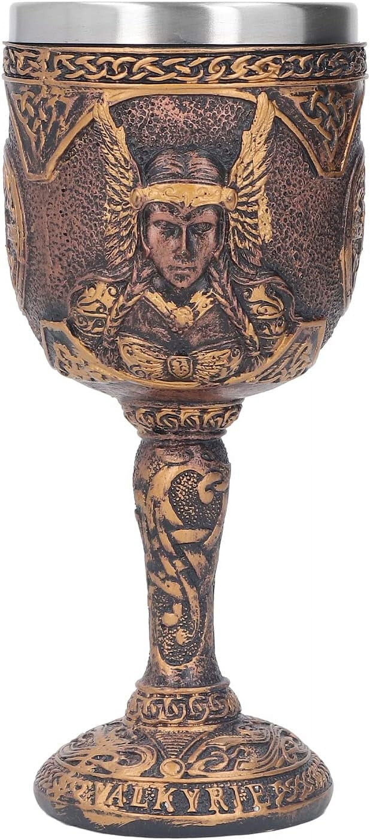 Norse Mythology Viking Spirit Goddess,Valkyrie Odin Maiden Resin Wine ...