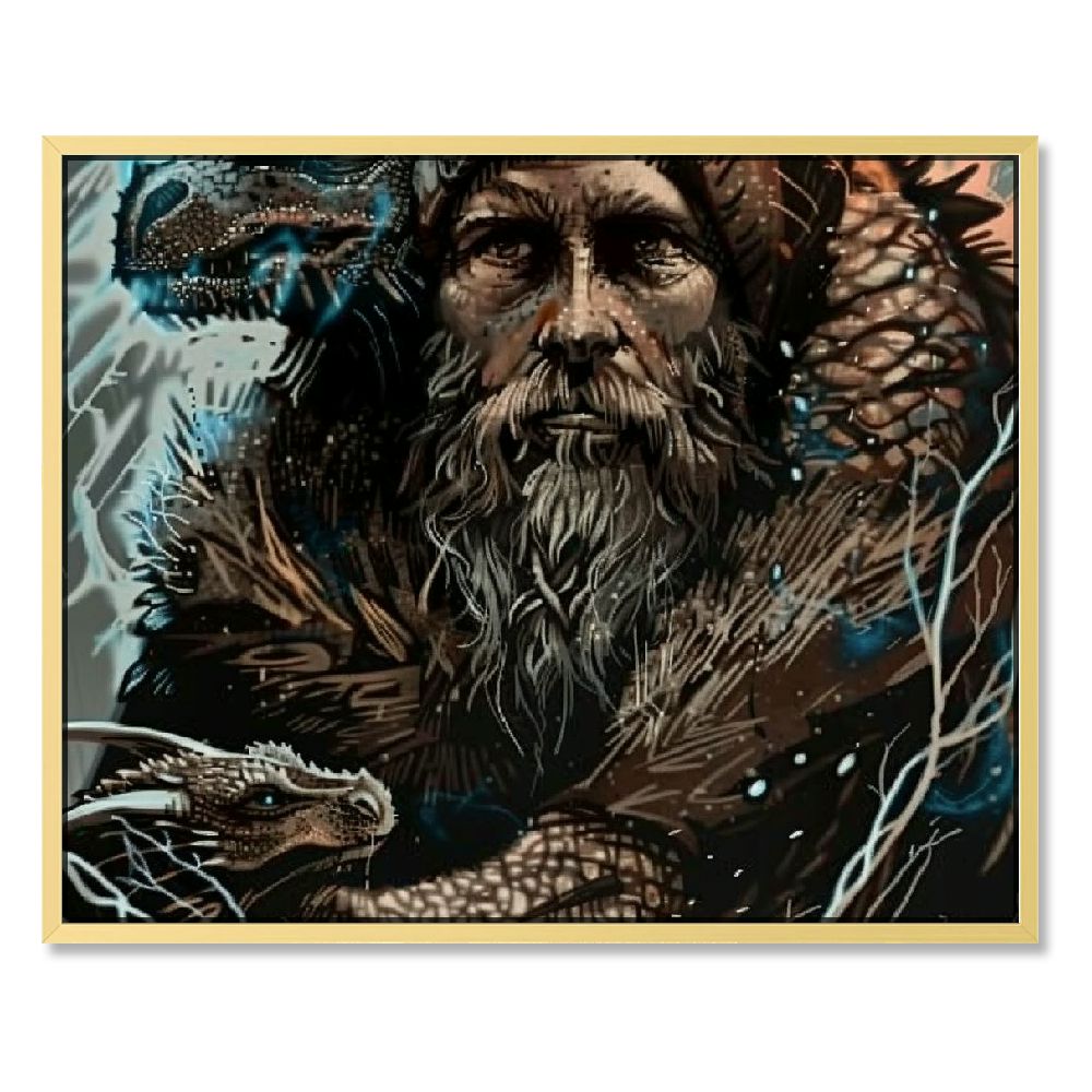 Norse Mythology Wall Poster Pagan Nordic Art - Walmart.com