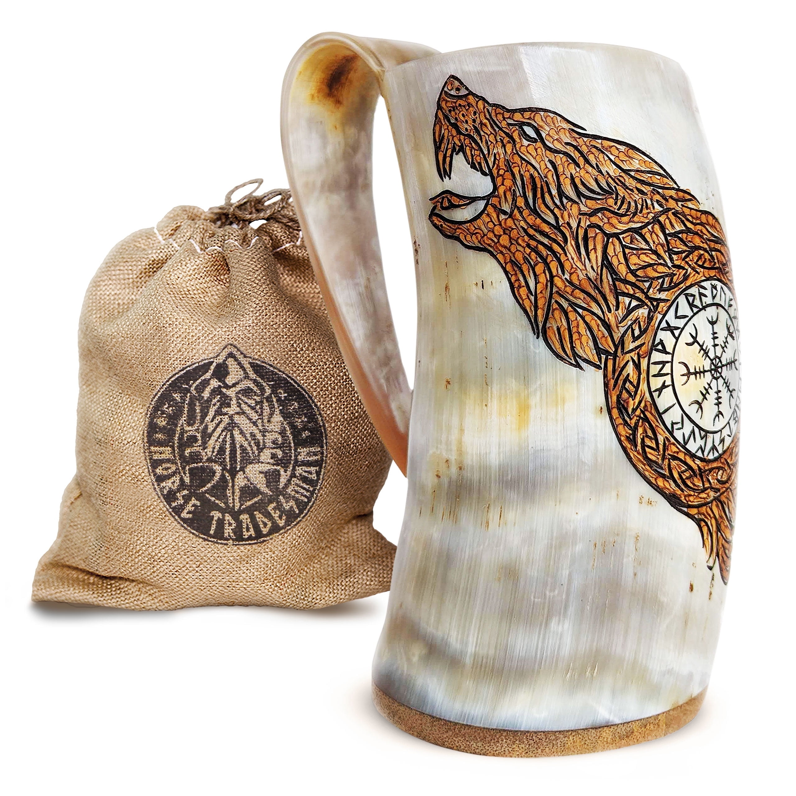 Norse Tradesman Limited Edition Viking Drinking Horn Mug - Hand ...