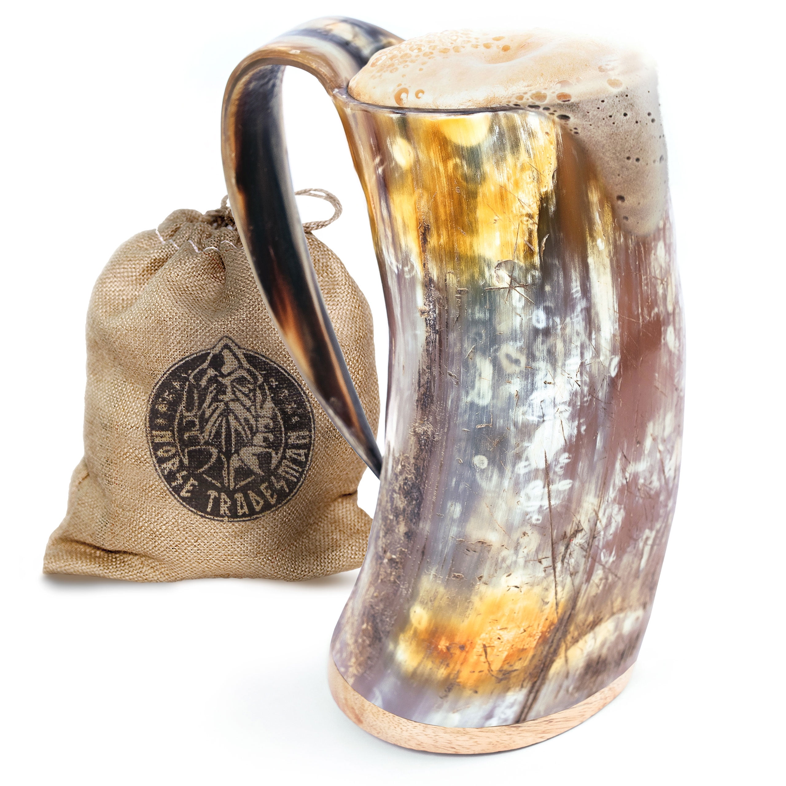 Norse Tradesman Original XL Viking Drinking Horn Mug - 100% Authentic ...