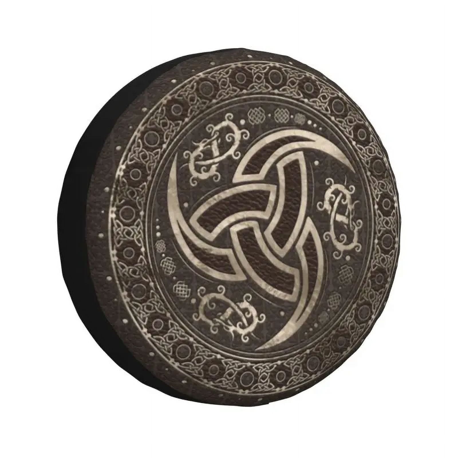 Norse Viking Vegvisir Runes Tire Cover 4WD 4x4 SUV Valhalla Spare Wheel ...