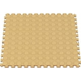 Norsk NSMPRC6BE Raised Coin Pattern PVC Floor Tiles, 13.95-Square Feet ...