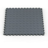 Norsk NSMPRC6DG Raised Coin Pattern PVC Floor Tiles, 13.95-Square Feet ...