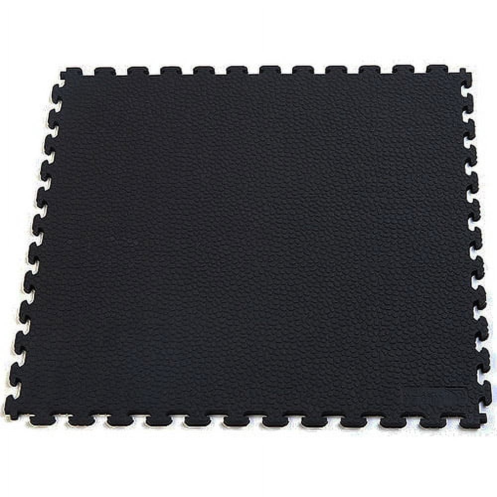 Norsk NSMPRT6BLK Rhino-Tec Sport Floor PVC Tiles, 13.95-Square Feet ...