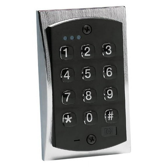 Nortek Backlit Access Control Keypad, Flush Mount, Indoor and Outdoor ...