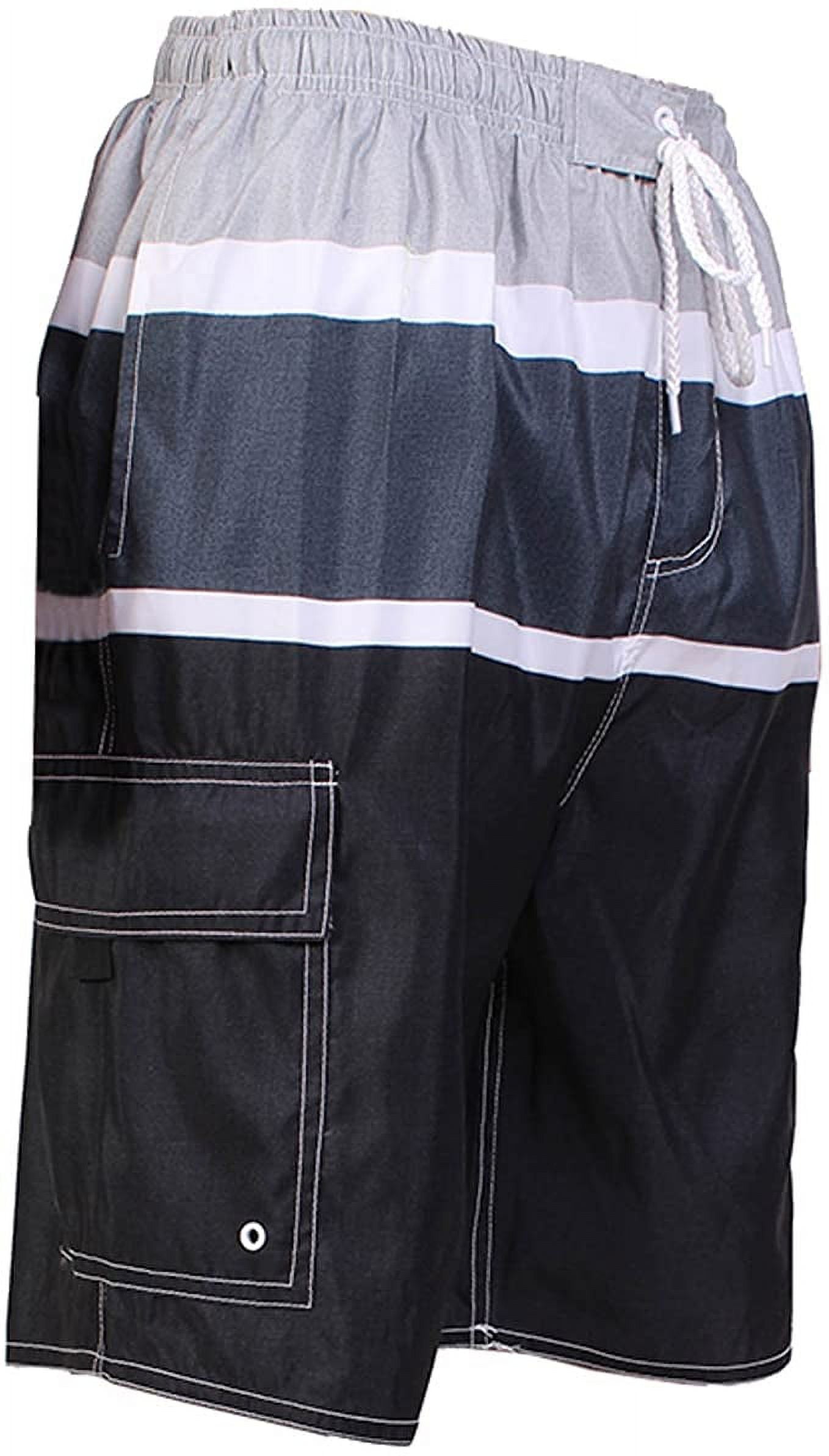North 15 Boy's Microfiber Beach Swim Trunks Shorts with Cargo Pokcets ...