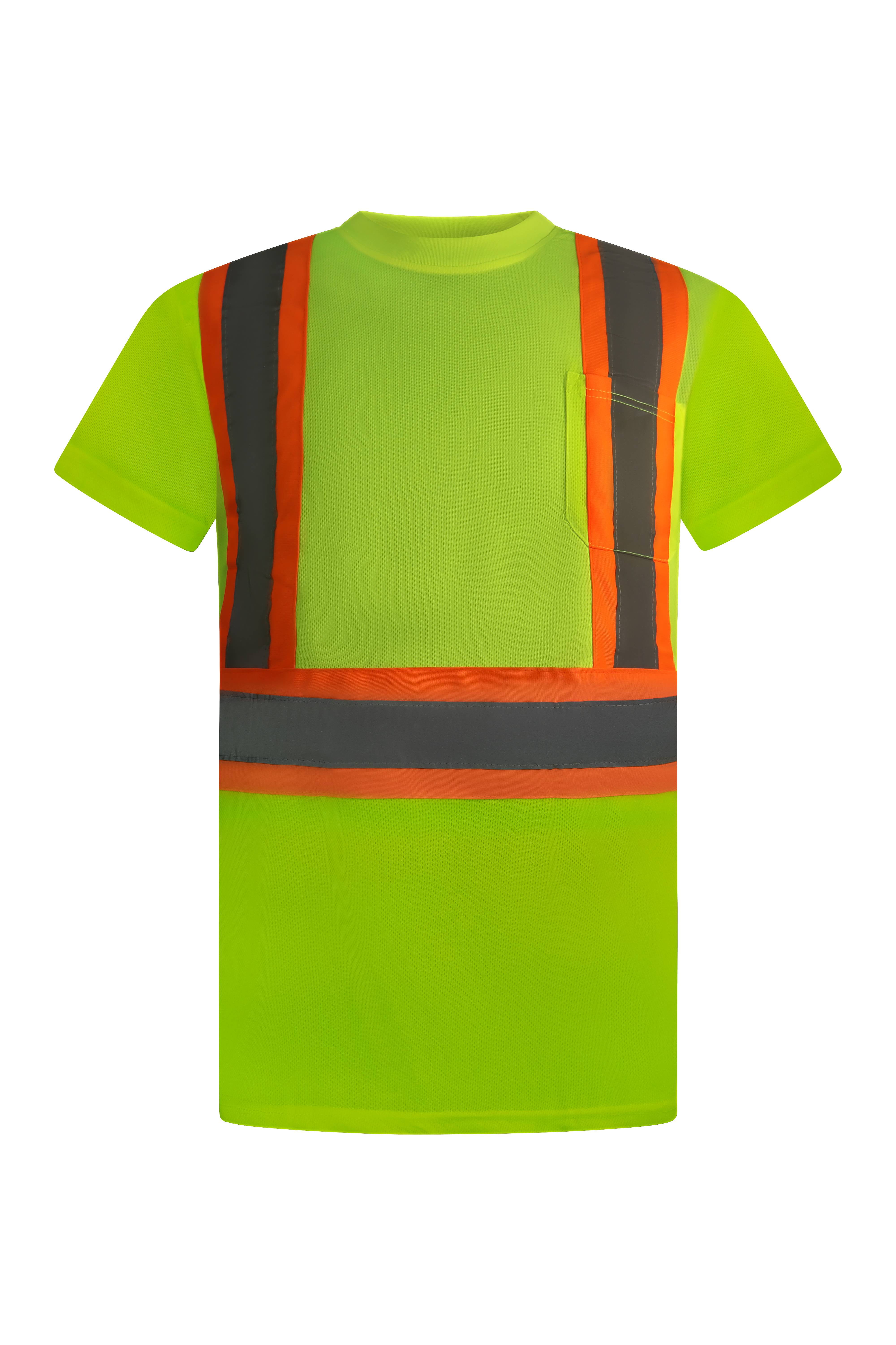 North 15 High-Visibility 4" Contrast fluorescent Reflective Safety ...