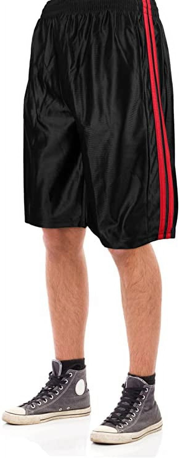 North 15 Men's Dazzle Athletic Basketball Shorts with Side Pockets-3162 ...