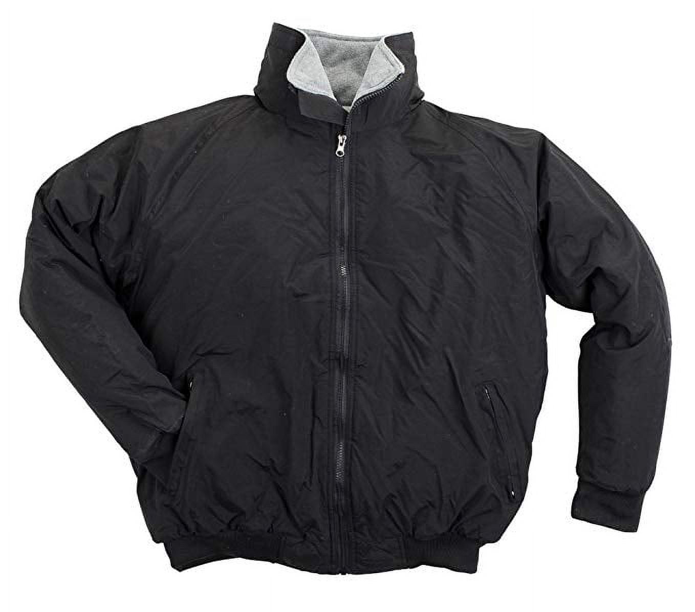 North 15 Men's Nylon Three-Season Jacket, Polar Fleece Lined-2003-Black ...