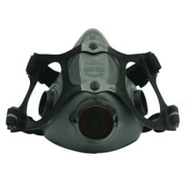 North 7700 Series Half Mask Silicone Respirator with Dual Cartridge ...