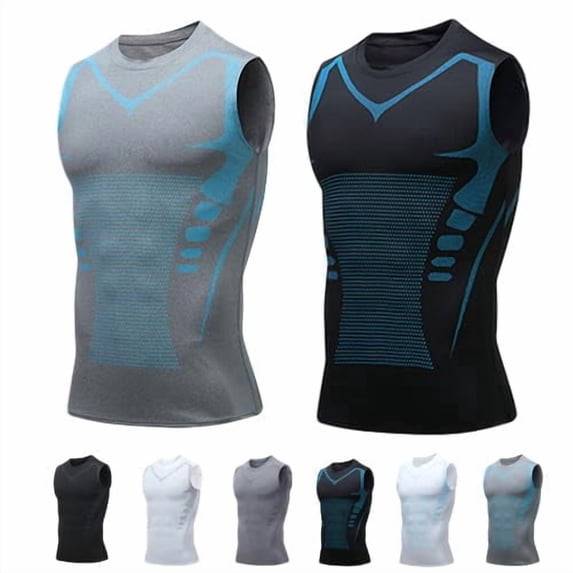 North Alpine Men’s Compression Vest, Sleeveless Compression Shirt for ...