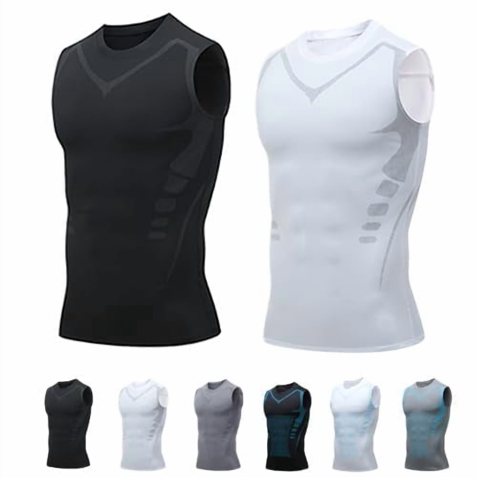 North Alpine Men’s Compression Vest, Sleeveless Compression Shirt for ...
