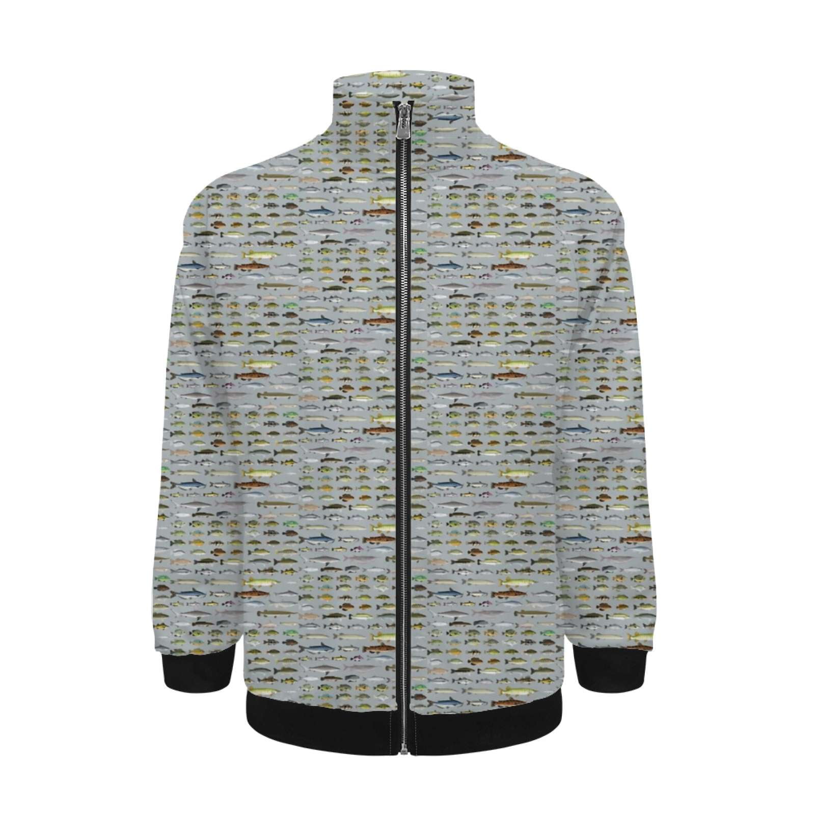 North America Freshwater Fish Group Jacket Men's Street Cool Long ...