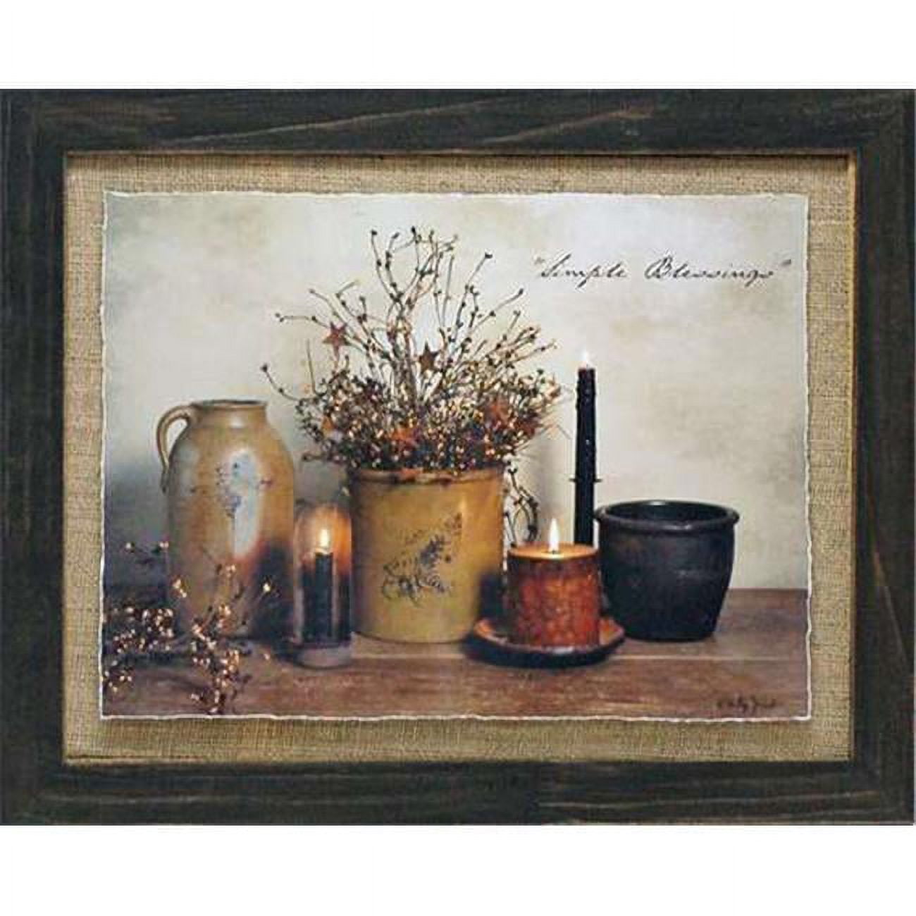 North American Art 20 x 16 in. Simple Blessings Primitive Country Farm ...