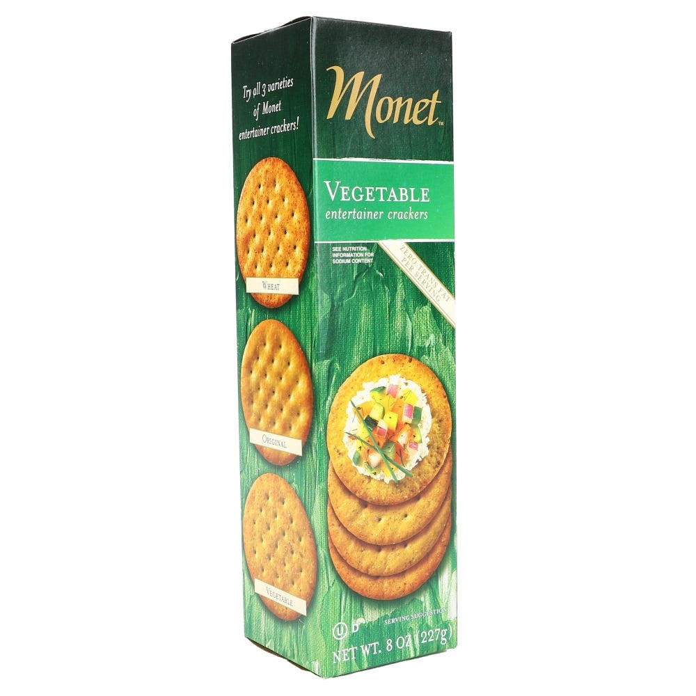 Monet Elegant Vegetable Cracker 8 OZ, 12 Pack - Walmart.com