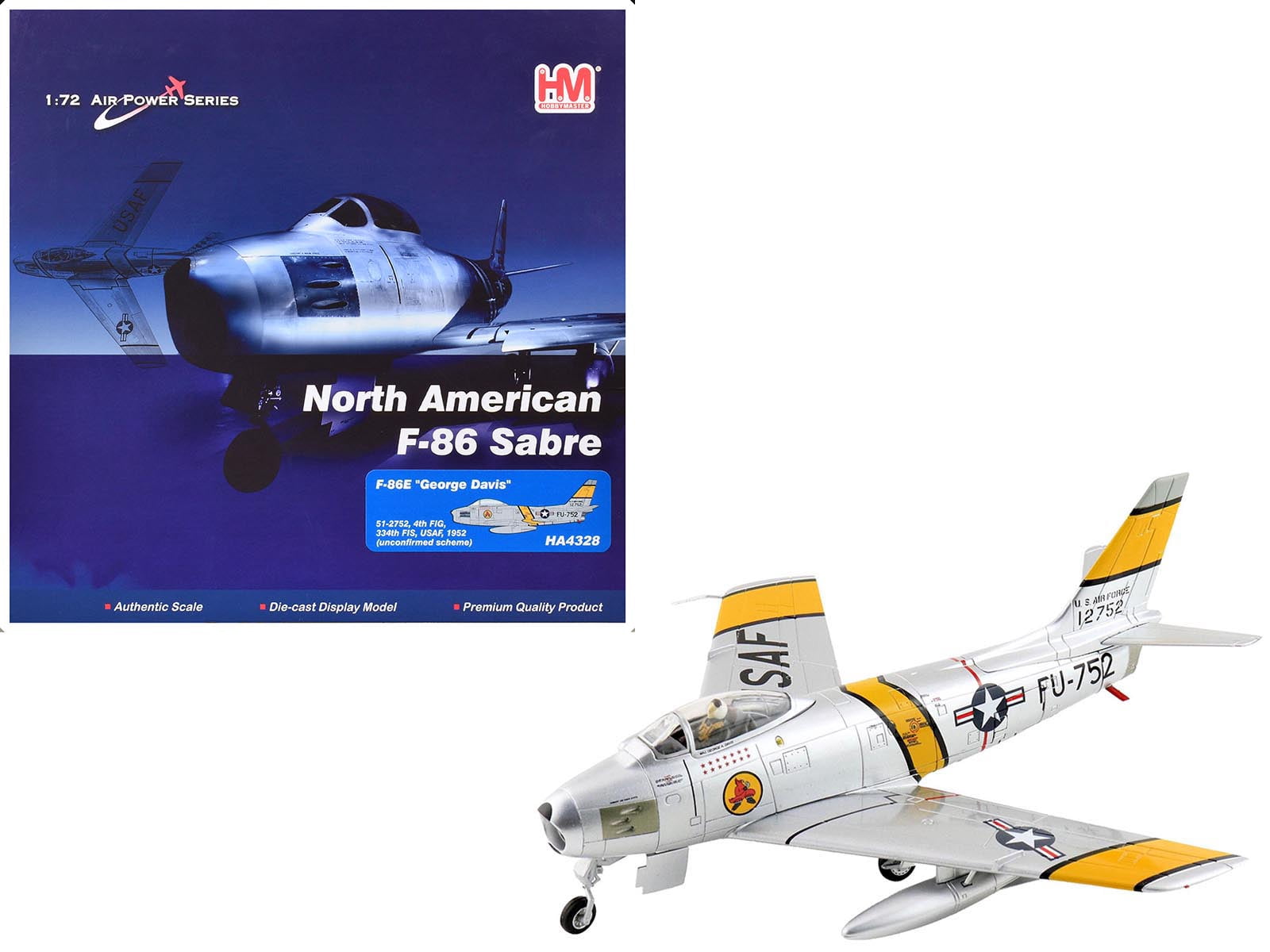 North American F-86E Sabre Fighter Aircraft "Colonel George Andrew ...