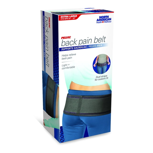 North American Health+Wellness JB7668XL Pelvic Back Pain Belt - Extra ...
