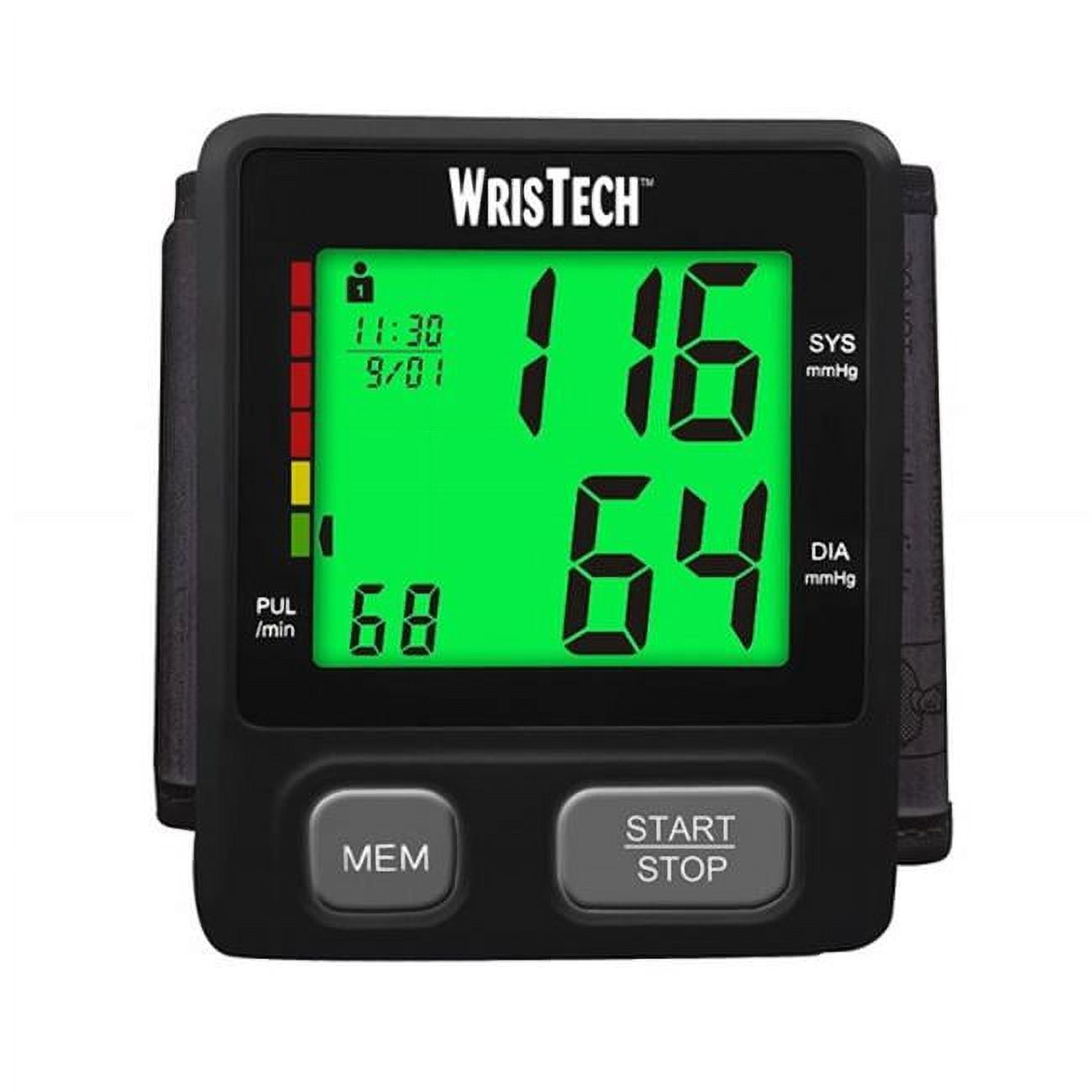 North American JB8149 Color Code Slim Wrist Blood Pressure Monitor ...