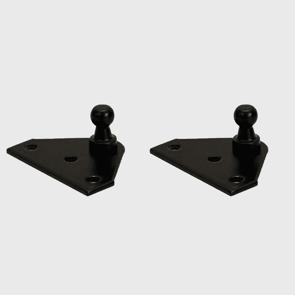 North American Metals Black Boat Hatch Shock Mounting Brackets (Pair ...