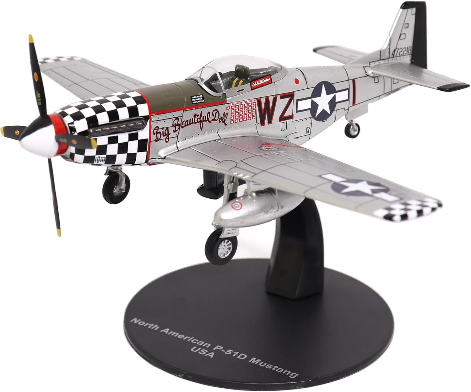 Motorcity Classics North American P-51D Mustang Military Diecast ...