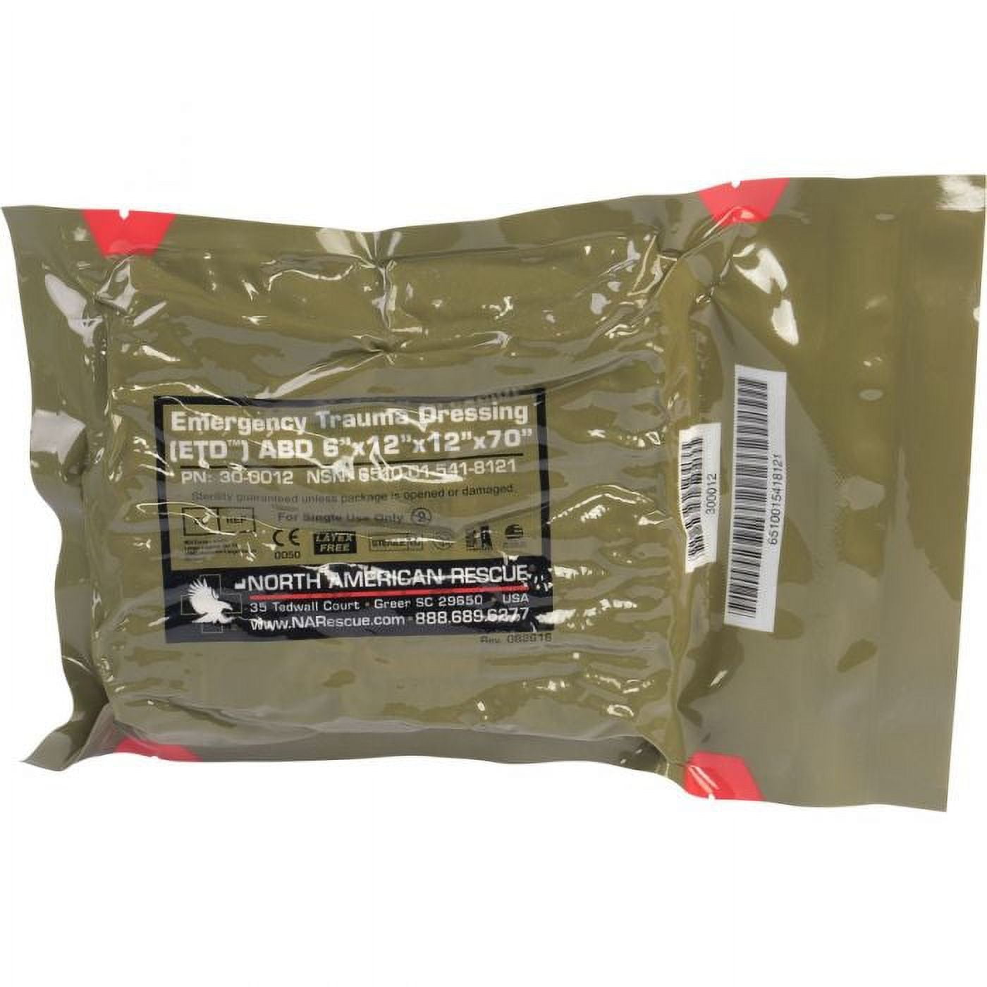 North American Rescue Emergency Trauma Dressing (ETD) - Abdominal ...