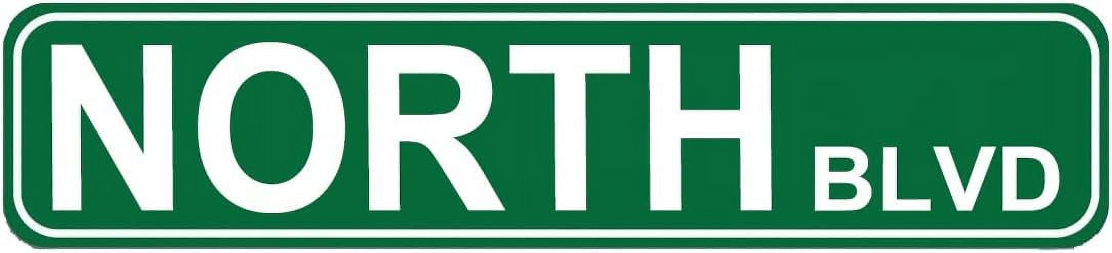 North BLVD Street Sign, Quality Metal Sign, North BLVD Sign Novelty ...