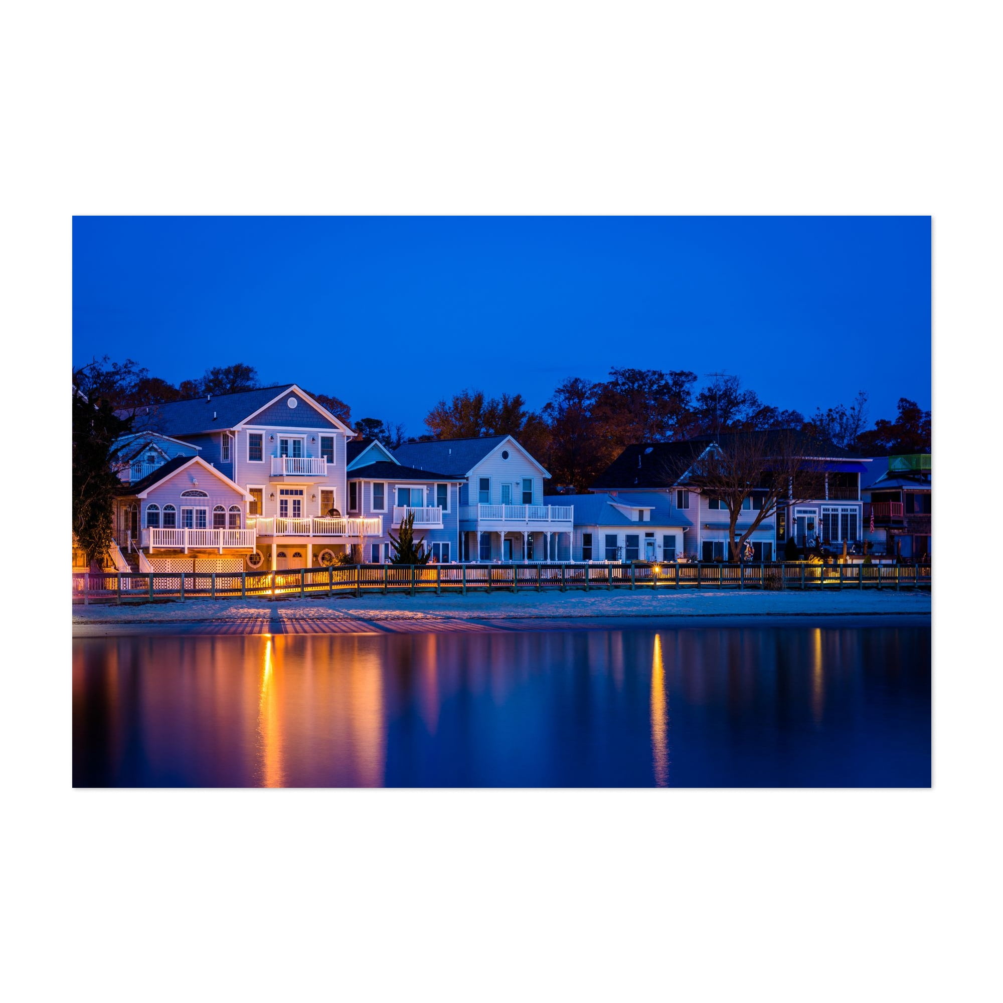 North Beach - Chesapeake Beach Maryland Photography Beach House Night ...