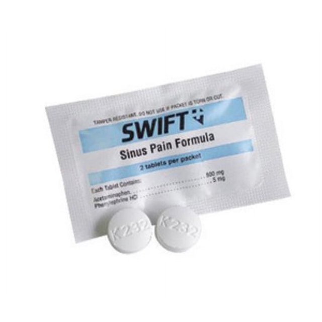 North By Honeywell Swift First Aid Sinus Pain Formula Tablet (2 Per ...