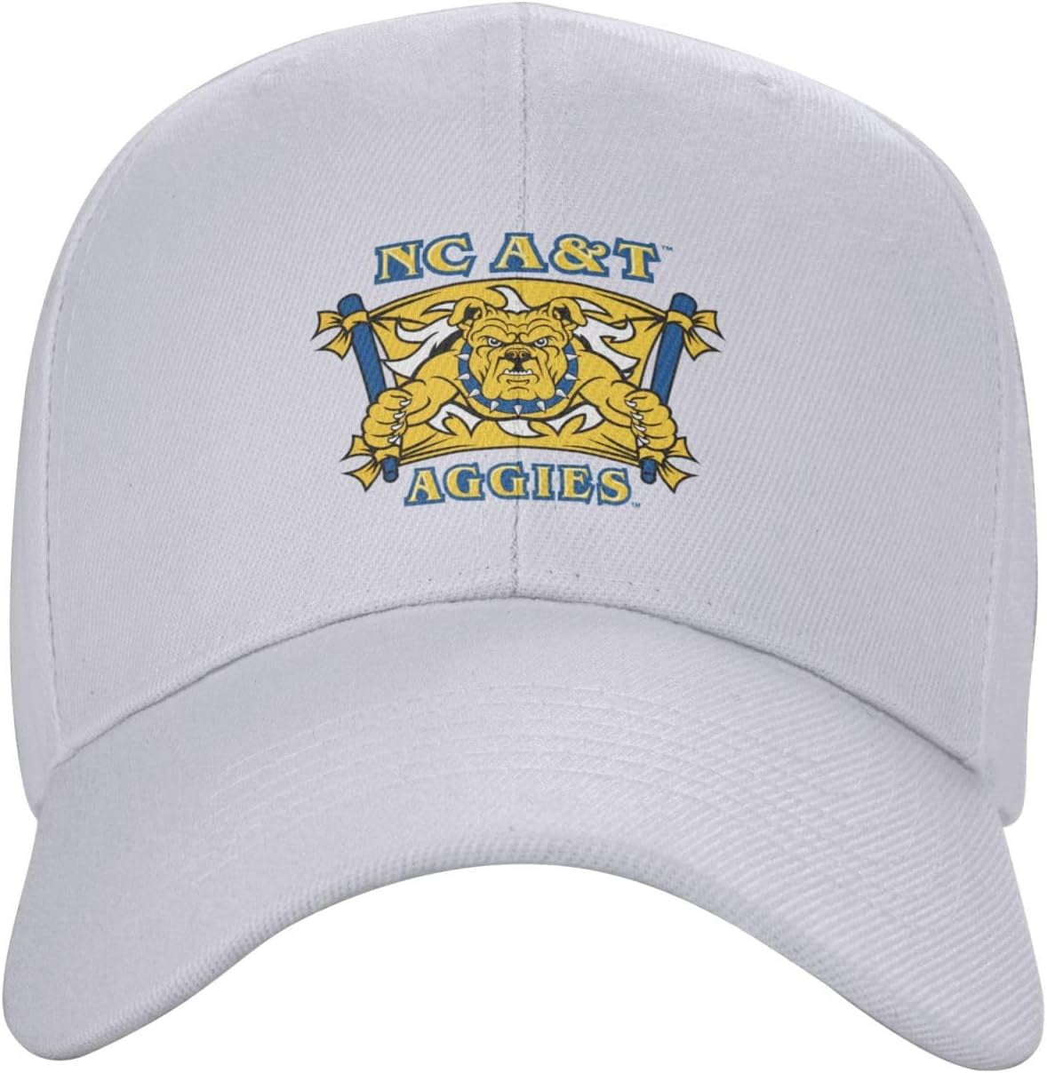 North Carolina A&T Aggies Logo Baseball Caps Dad Hats Adjustable Size ...