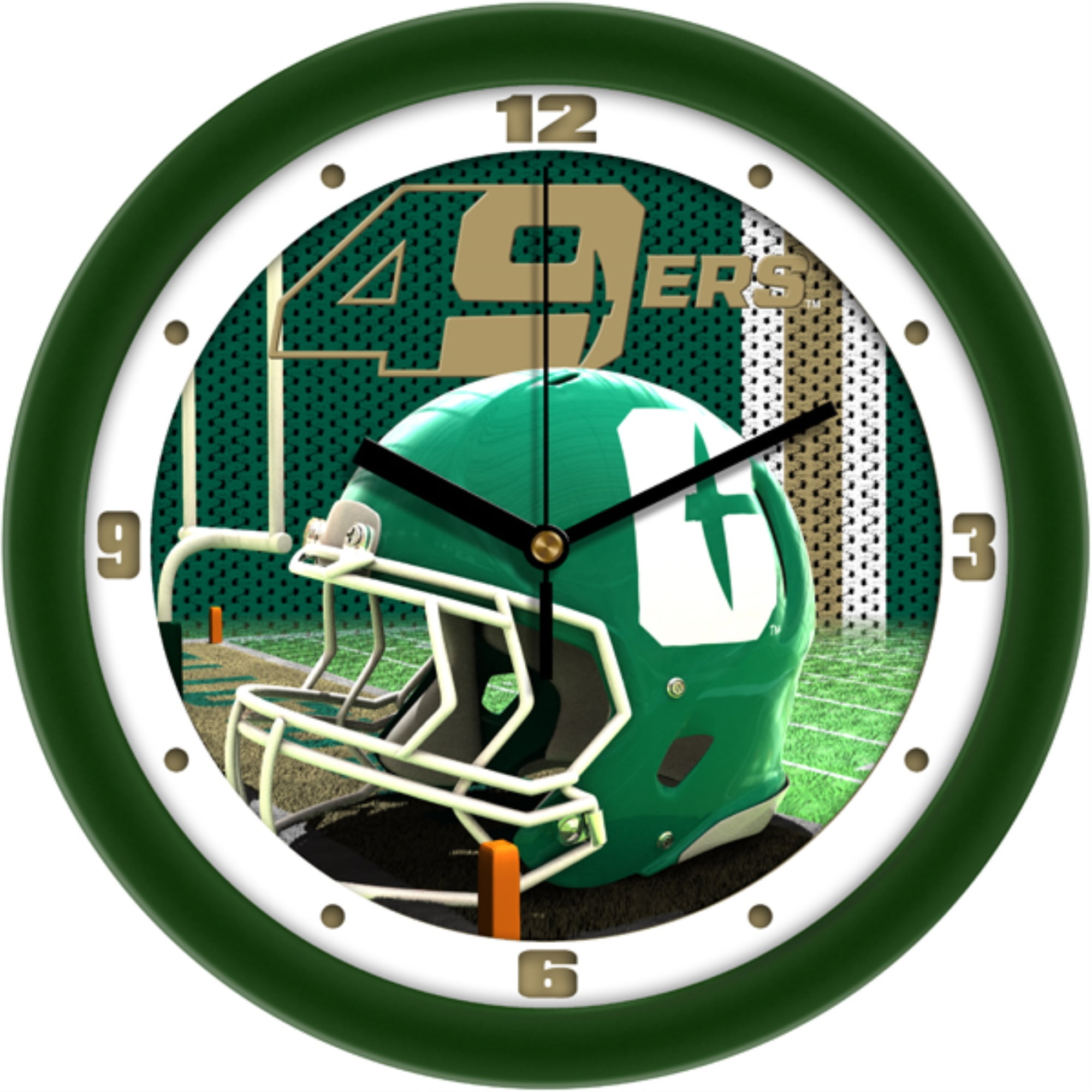 North Carolina Charlotte 49ers-Football Helmet Wall Clock - Walmart.com