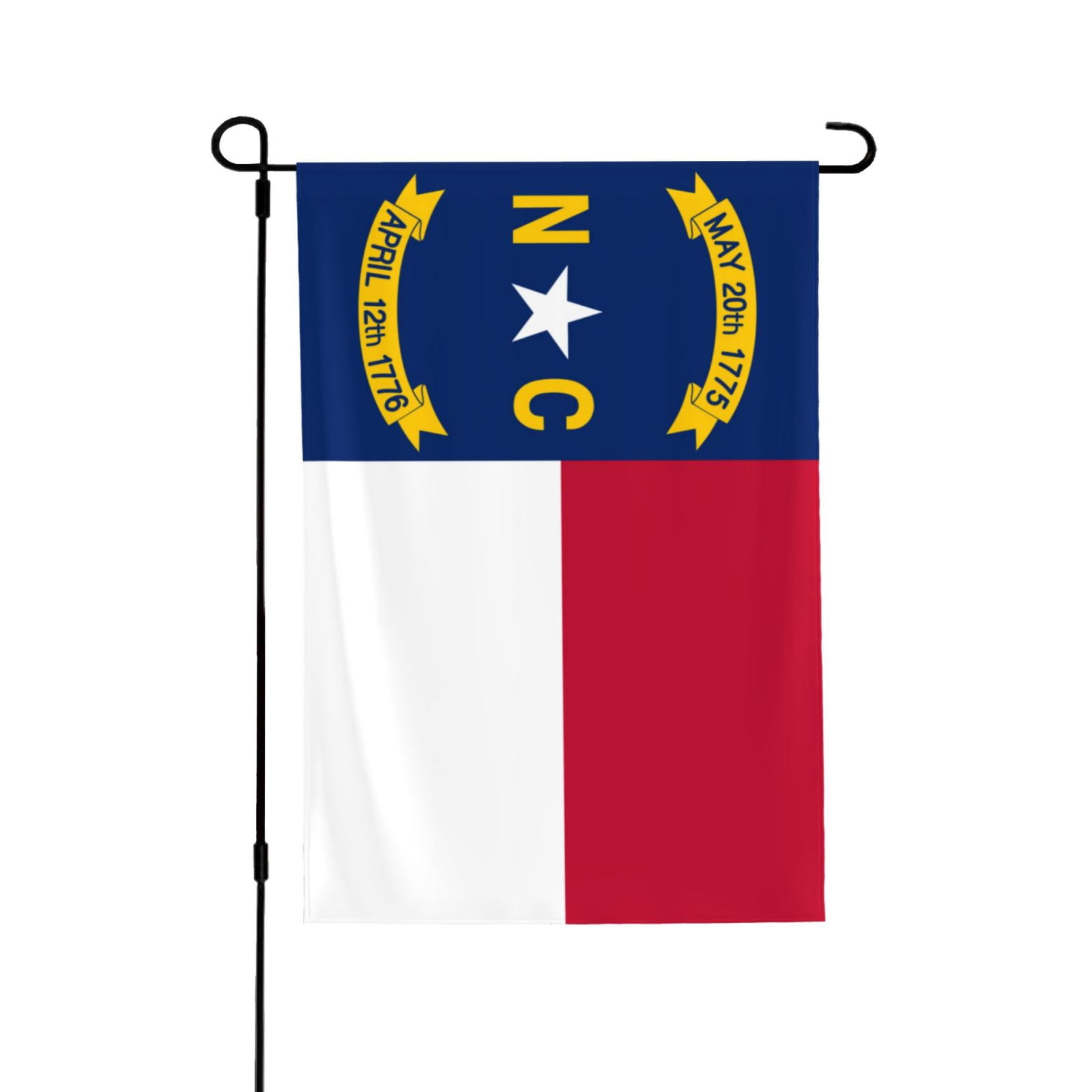North-Carolina Flag Welcome Large House Flag Vertical Double Sided ...