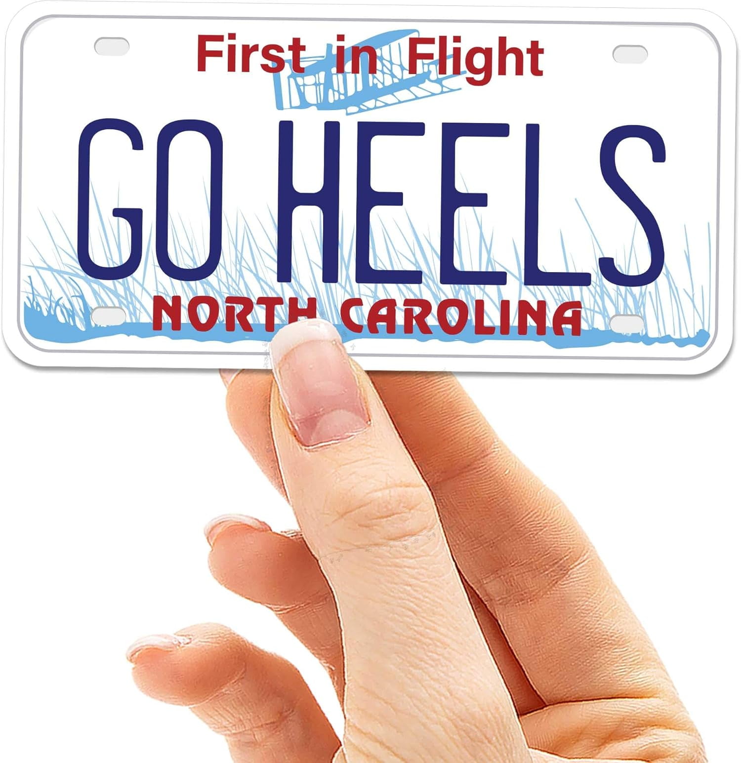 North Carolina License Plate Sticker, Choose Your NC City Bumper ...