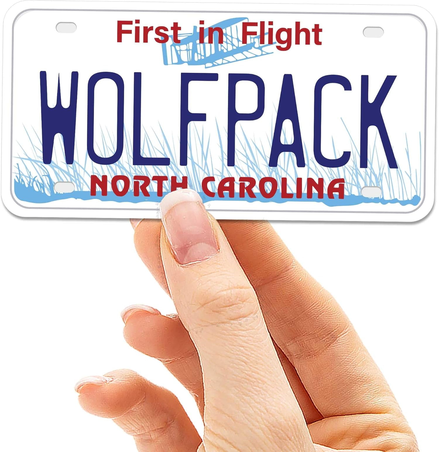 North Carolina License Plate Sticker, Choose Your NC City Bumper ...