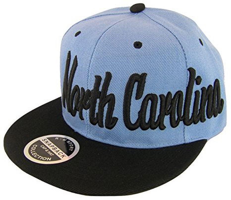 North Carolina Men's Offset Cursive Script Adjustable Snapback Baseball ...