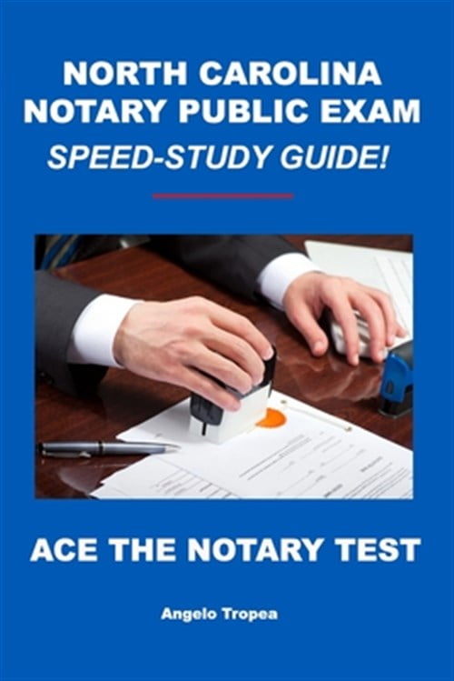 North Carolina Notary Public Exam Speed-Study Guide (Paperback) by ...