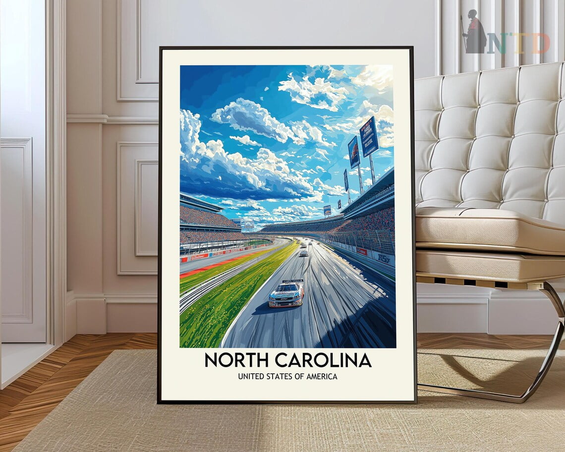 North Carolina Print, North Carolina Wall Art, North Carolina Poster ...