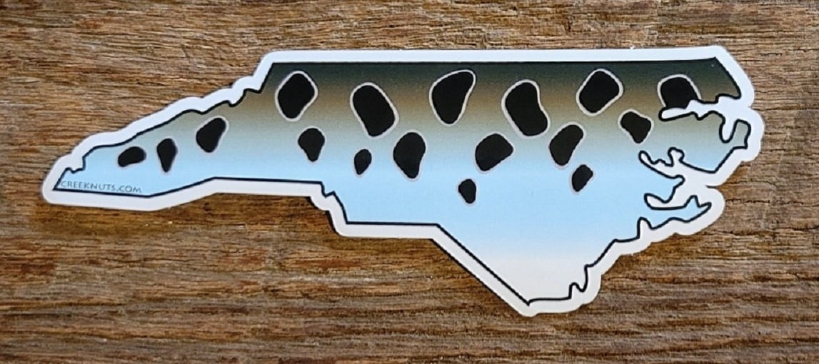 North Carolina Sea Trout Skin Sticker Decal - Walmart.com