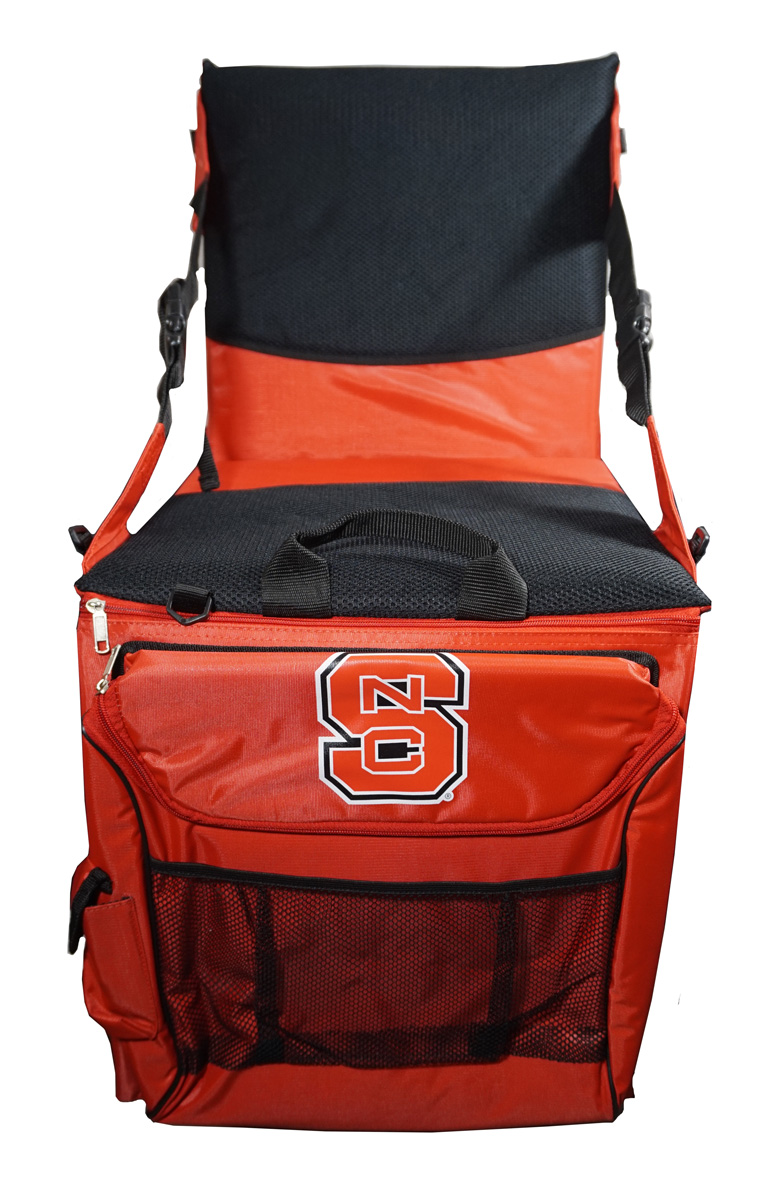 North Carolina St. Cooler Stadium Seat Cushion with Back - Holds approx ...