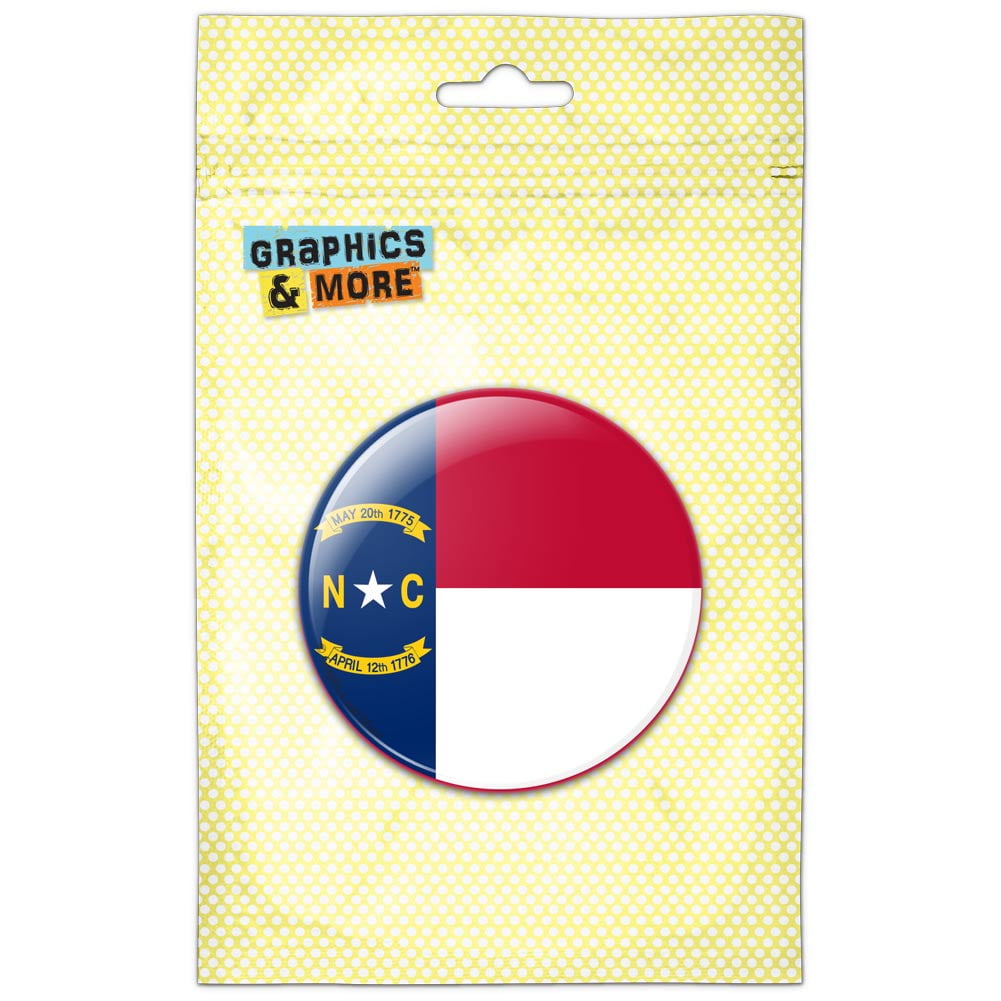 North Carolina State Flag Refrigerator Button Magnet - Walmart.com