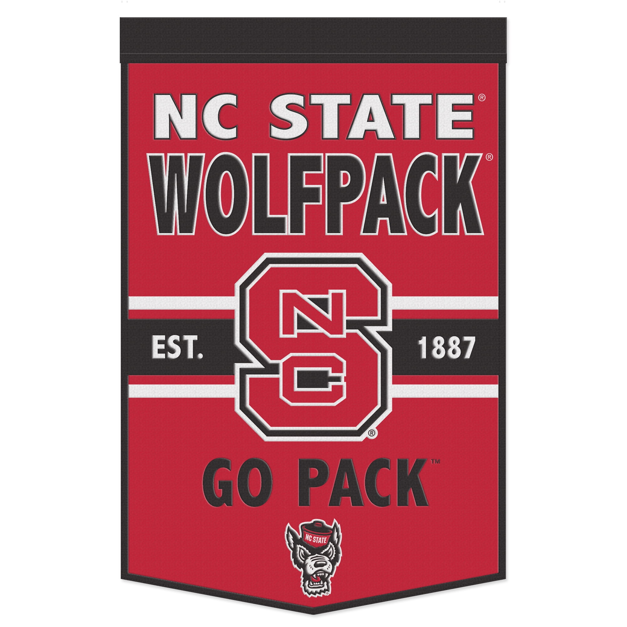 WinCraft NC State Wolfpack 24" x 38" Primary Logo Banner - Walmart.com