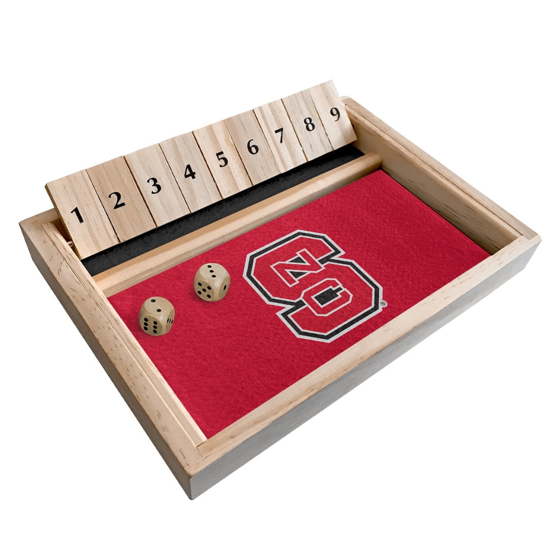 North Carolina State Wolfpack Shut The Box Table Top Game - Walmart.com