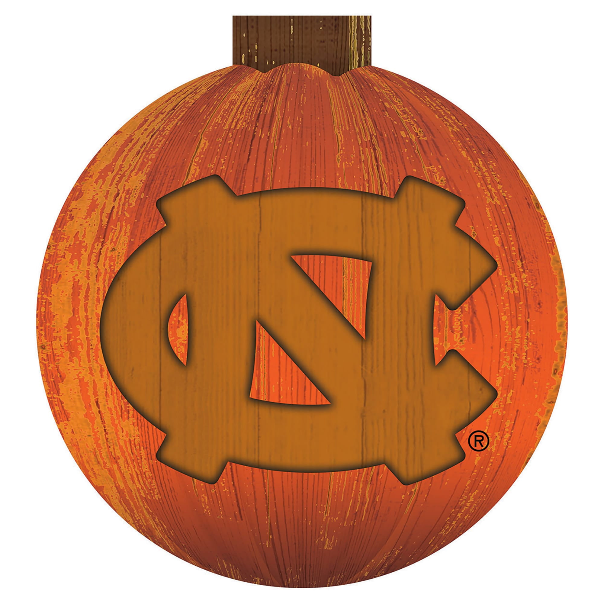 North Carolina Tar Heels 12'' Pumpkin Sign - Walmart.com