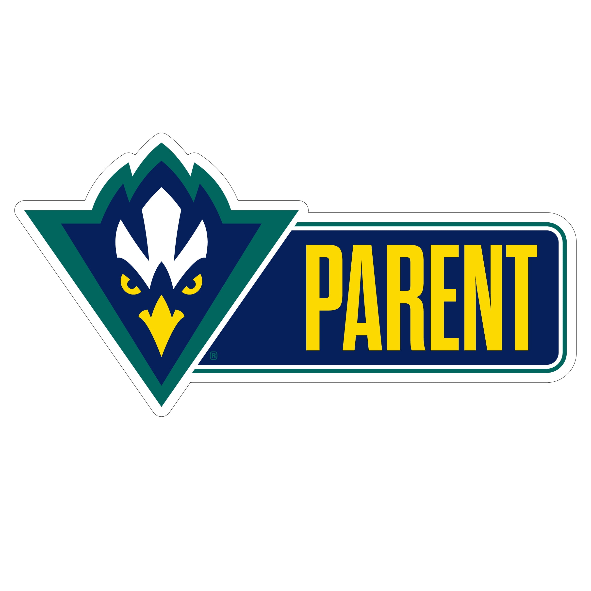 North Carolina Wilmington Seahawks Proud Parent Die Cut Decal ...