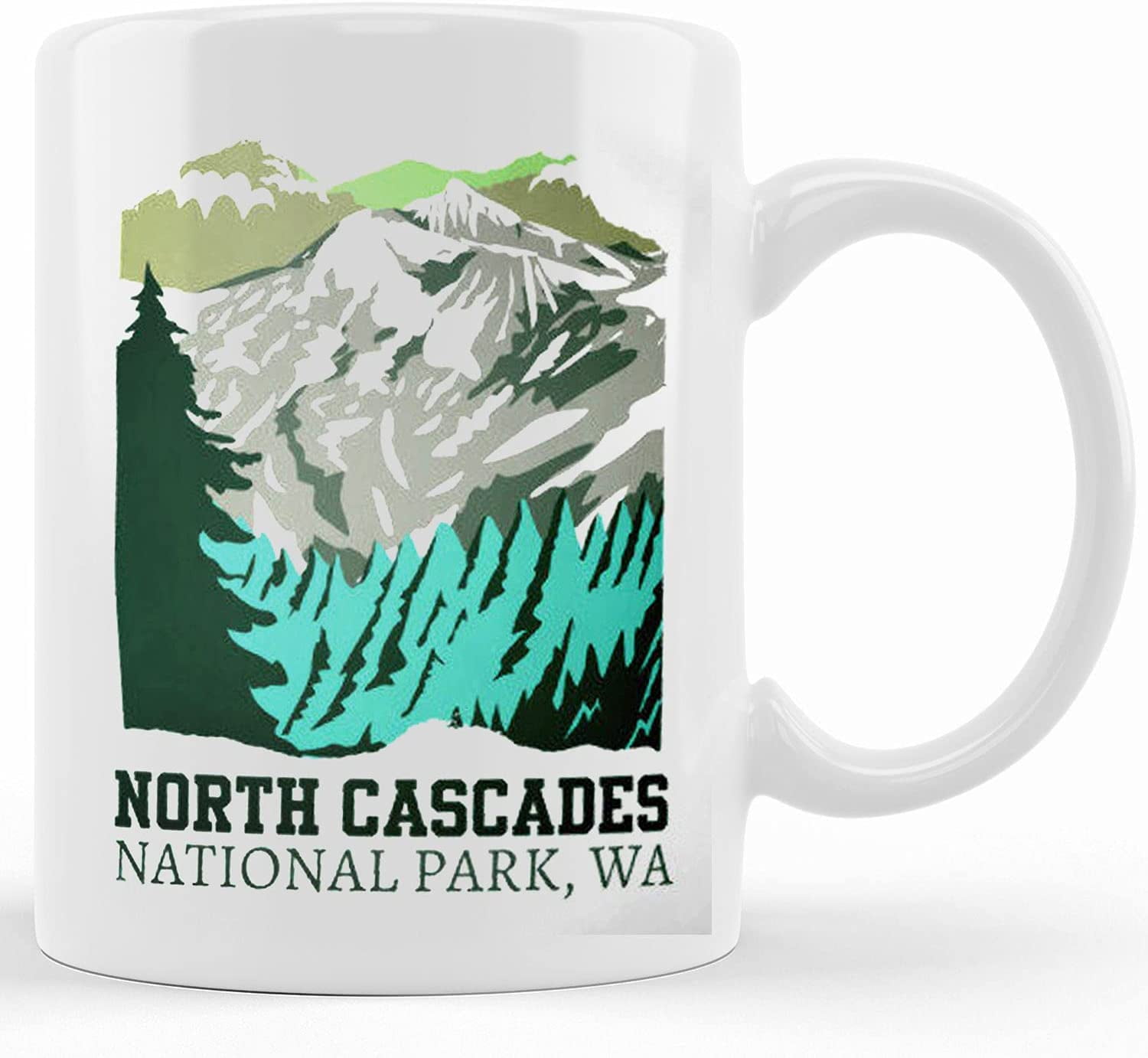 North Cascades National Park Mug Gift For Men Camper Mug Camp Campfire ...
