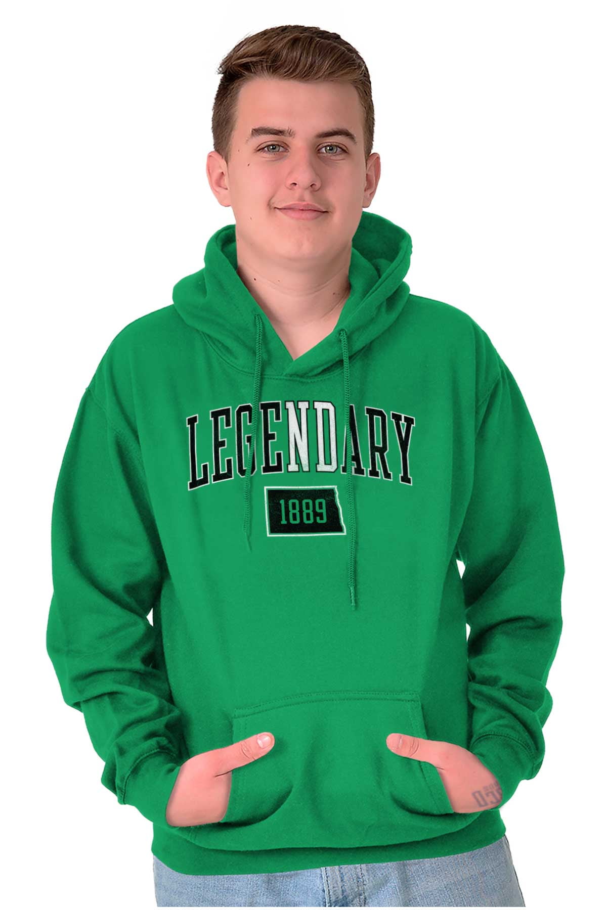 North Dakota Legendary ND Souvenir Hoodie Sweatshirt Women Men Brisco ...
