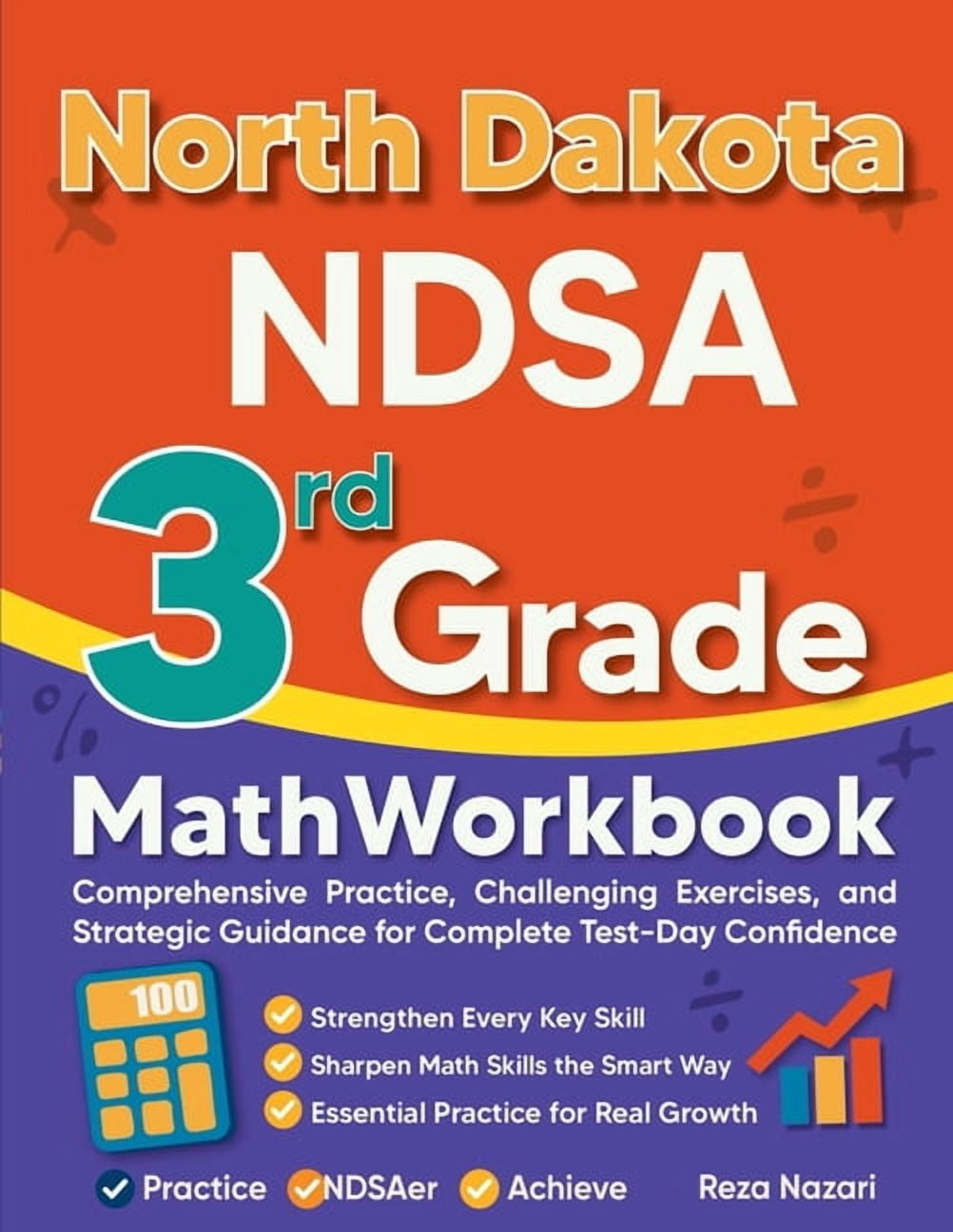 North Dakota NDSA 3rd Grade Math Workbook: Comprehensive Practice ...